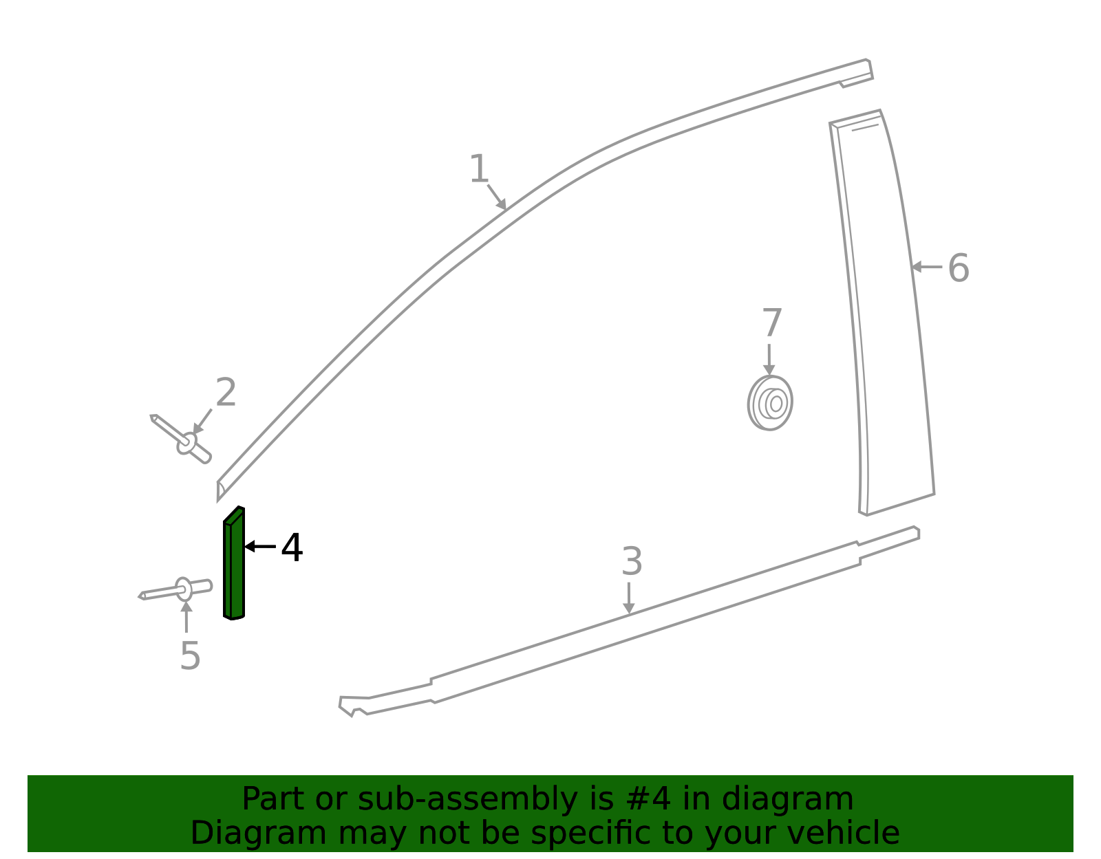 75752-02010 - Door Reveal Molding Toyota San Diego Parts