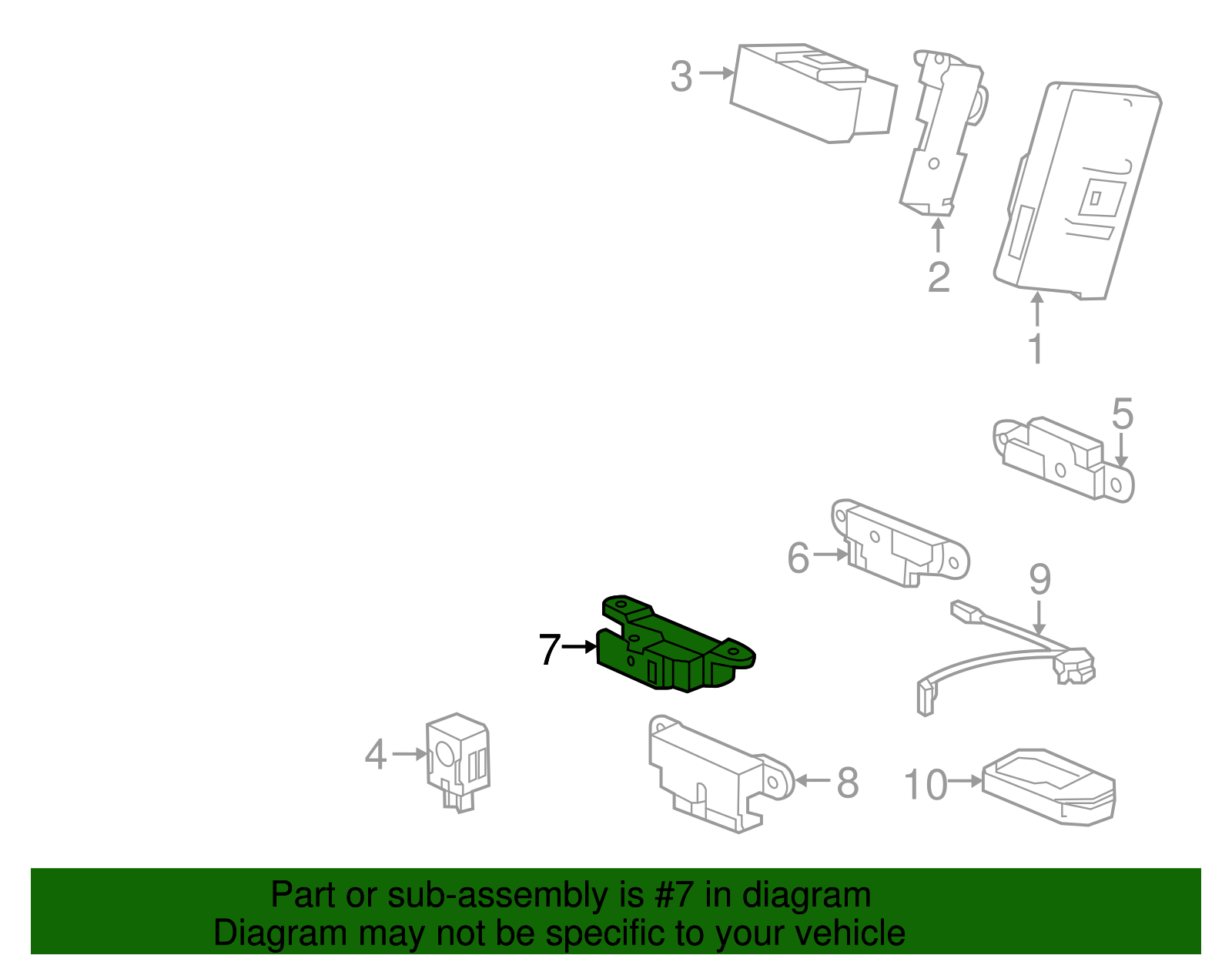 38387-SLE-003 - Antenna 2013-2015 Honda | Honda Parts Online
