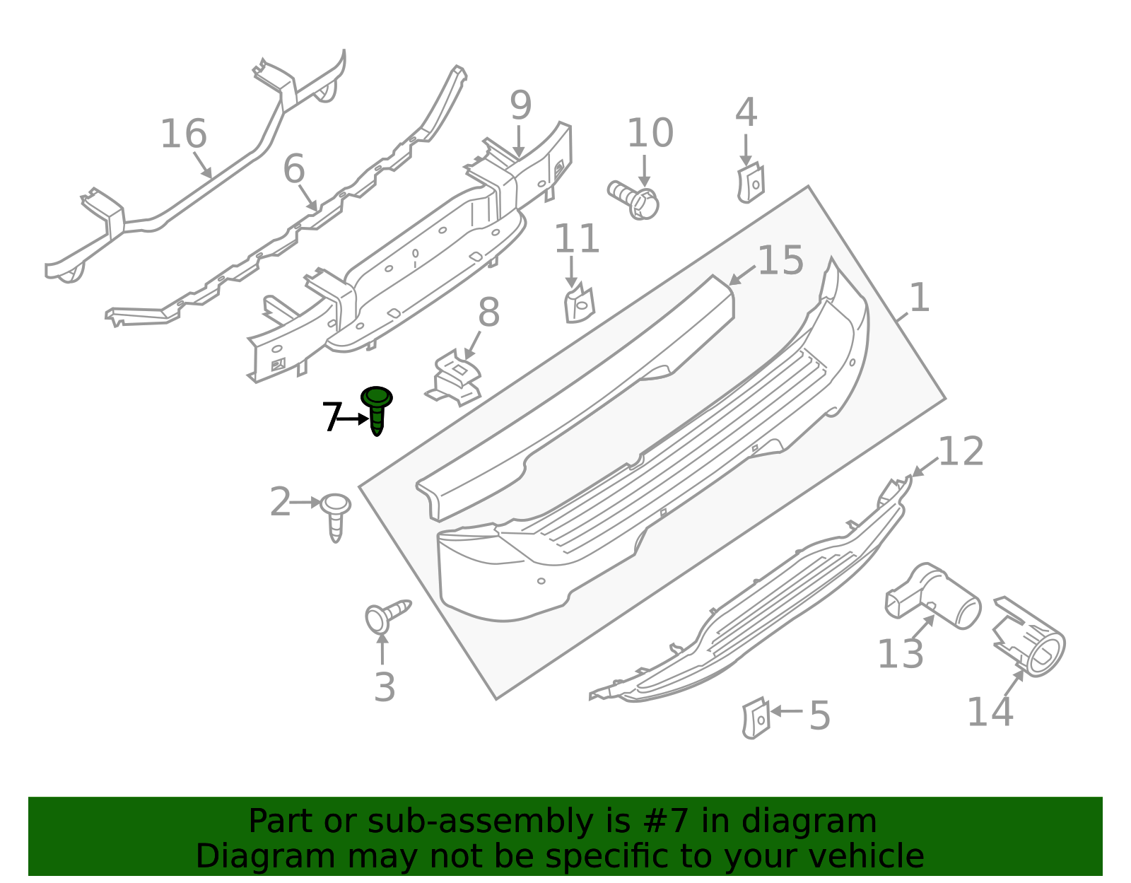 852847S610 - Upper Retainer Clip 2005-2010 INFINITI QX56 | Infiniti of ...