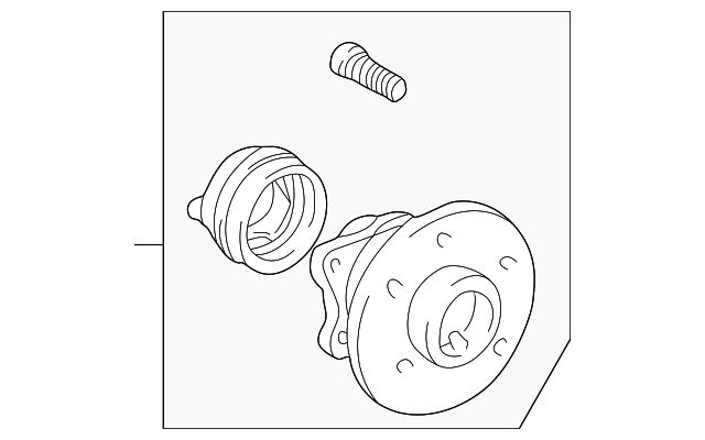 Genuine Official Toyota Hub & Bearing Assembly part# 42450-63011 for ...
