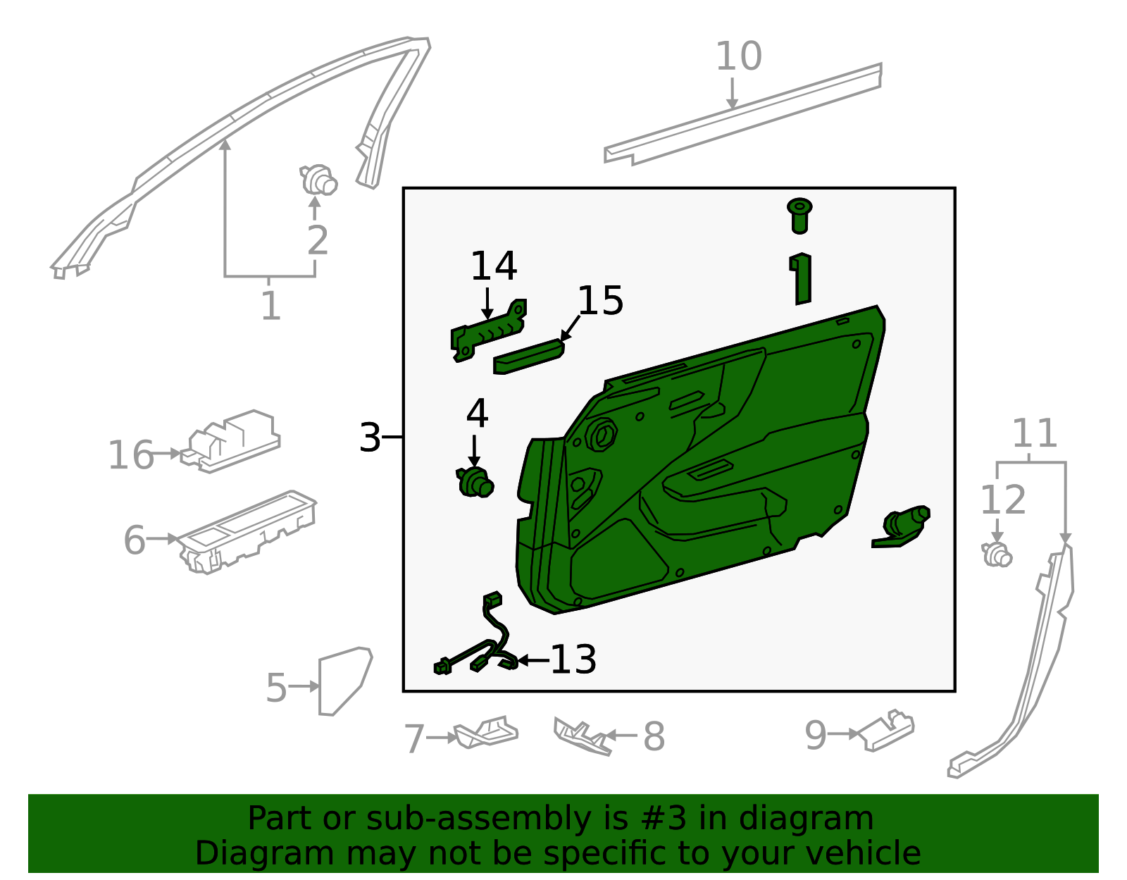 67620-50M10-M7 - High-Quality Door Interior Trim Panel for AutoNation Parts