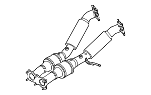 2010-2015 Volvo Catalytic Converter 36001276 | OEM Parts Online