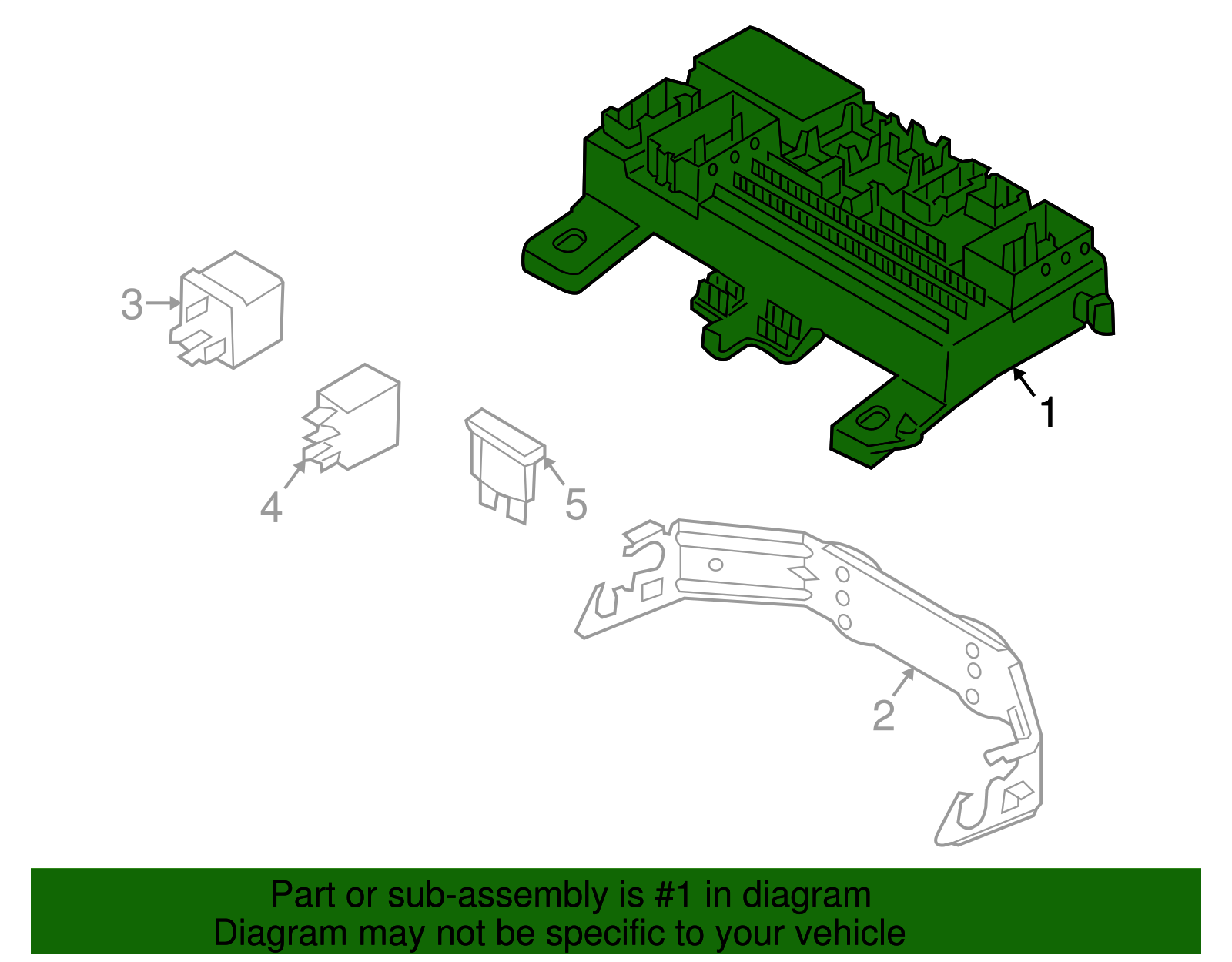 2004-2013 Volvo Fuse & Relay Box 31327215 | OEM Parts Online