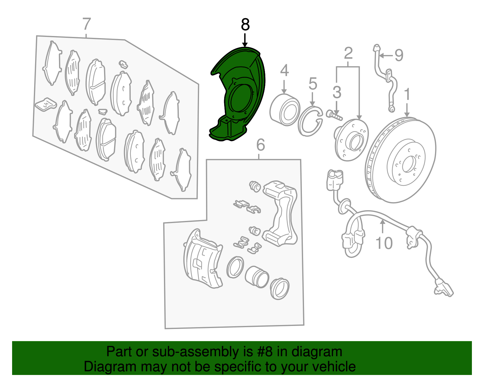 45255-S0X-010 - Splash Shield 1999-2004 Honda Odyssey | Honda Parts Online