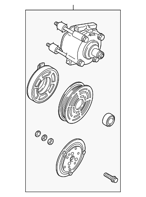 4R3Z-19703-A - A/C Compressor - | Lasco Auto Parts