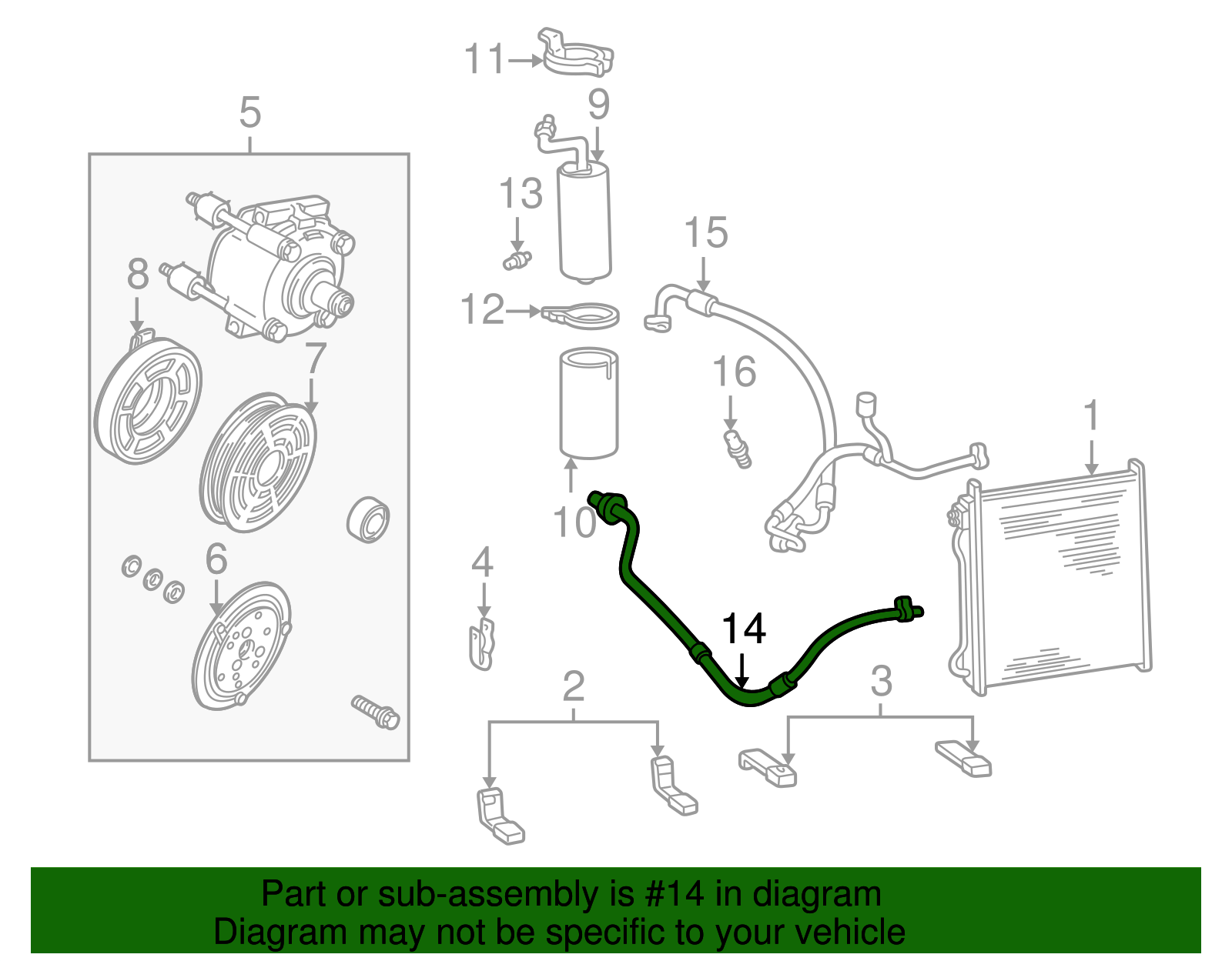 1999-2007 Ford Liquid Line 6C3Z-19835-BA | OEM Parts Online