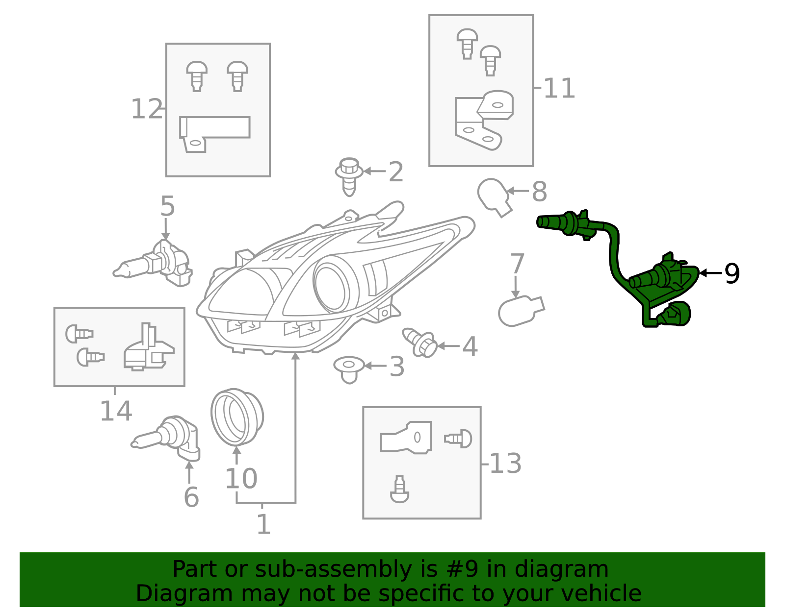 Genuine Official Toyota Wire Harness part# 81125-47300 for 2012-2014 ...