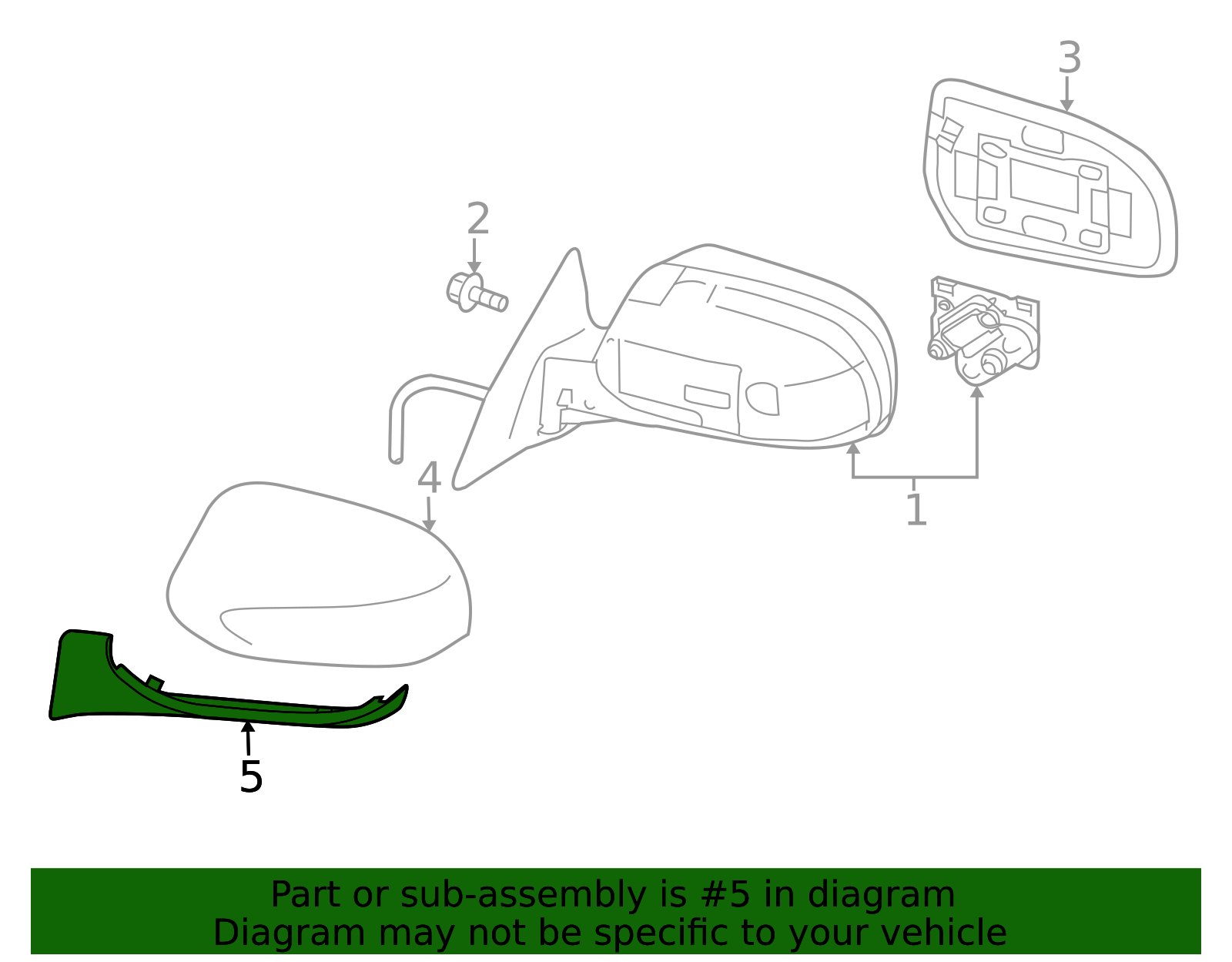 Genuine OEM Lower Cover Part# 91054AJ10A Fits 2011-2014 Subaru: Up To ...