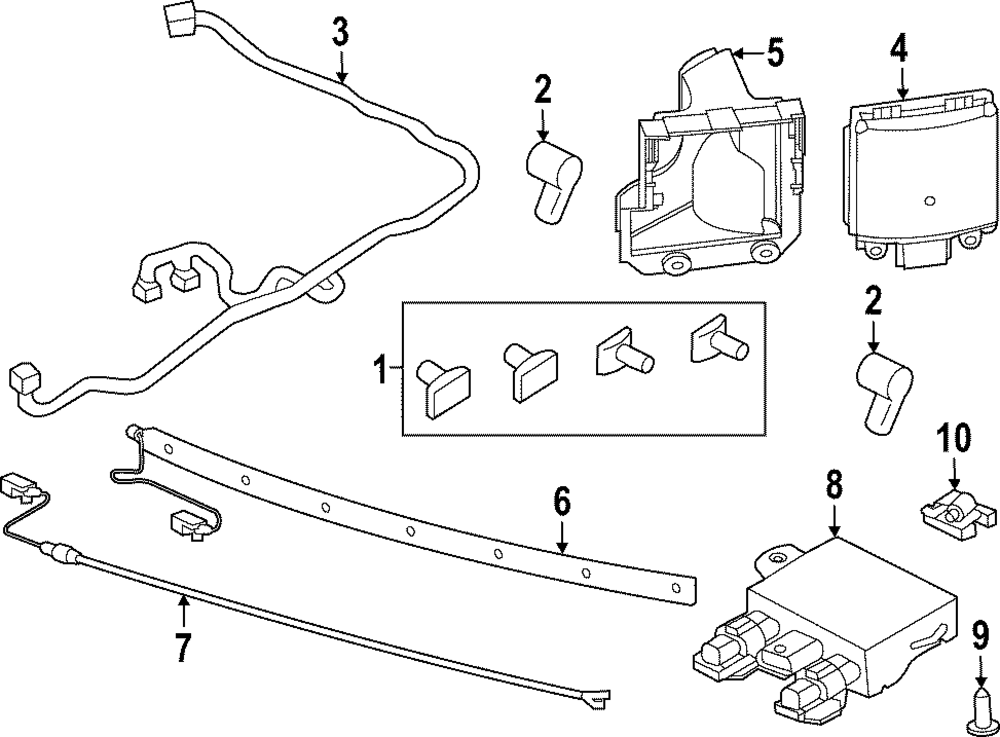 2020-2024 Lincoln Aviator Sensor LC5Z-14F680-B | Ford OEM Parts Outlet