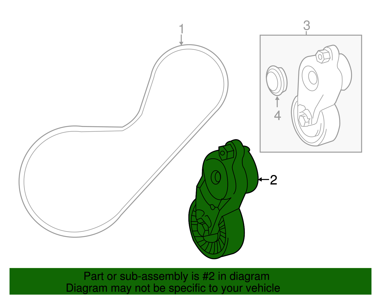 16620-0V051 - Serpentine Tensioner 2016-2018 Toyota RAV4 | Longo Toyota ...