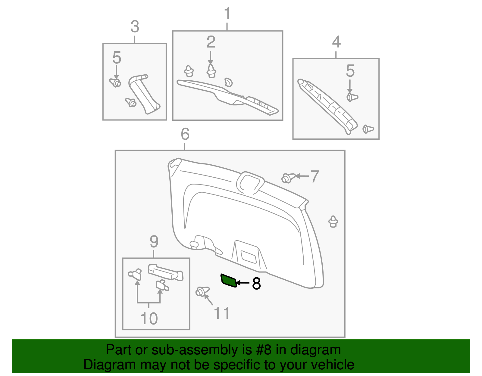 84437-SWA-003ZC - Access Cover 2007-2011 Honda CR-V | Honda Parts HQ