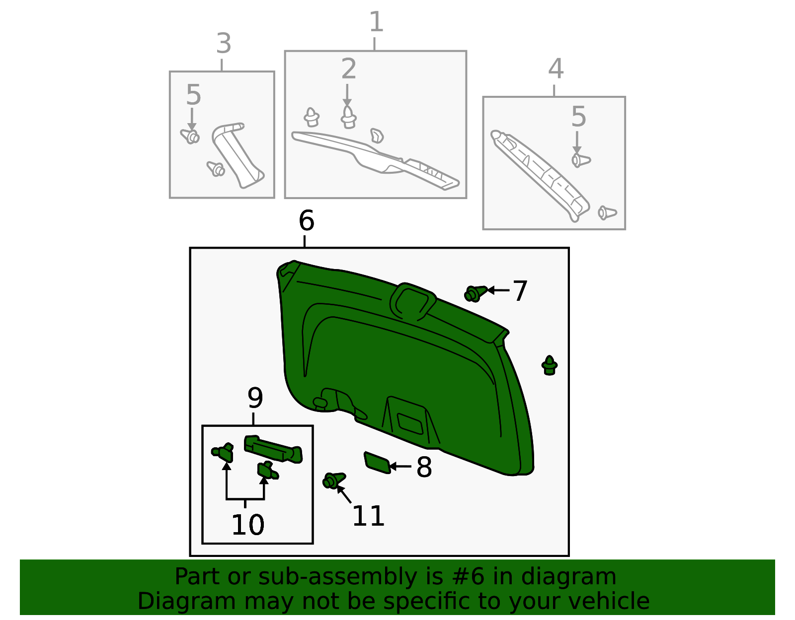 OEM Lift-Gate Trim Cover 84431-SXS-A00ZA | Honda Automotive Parts
