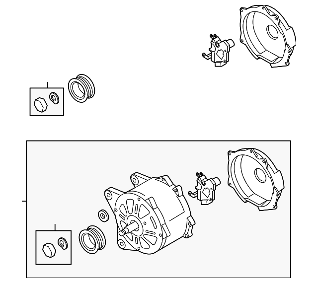 07K-903-023-C - Volkswagen Alternator 2004-2014 Volkswagen ...
