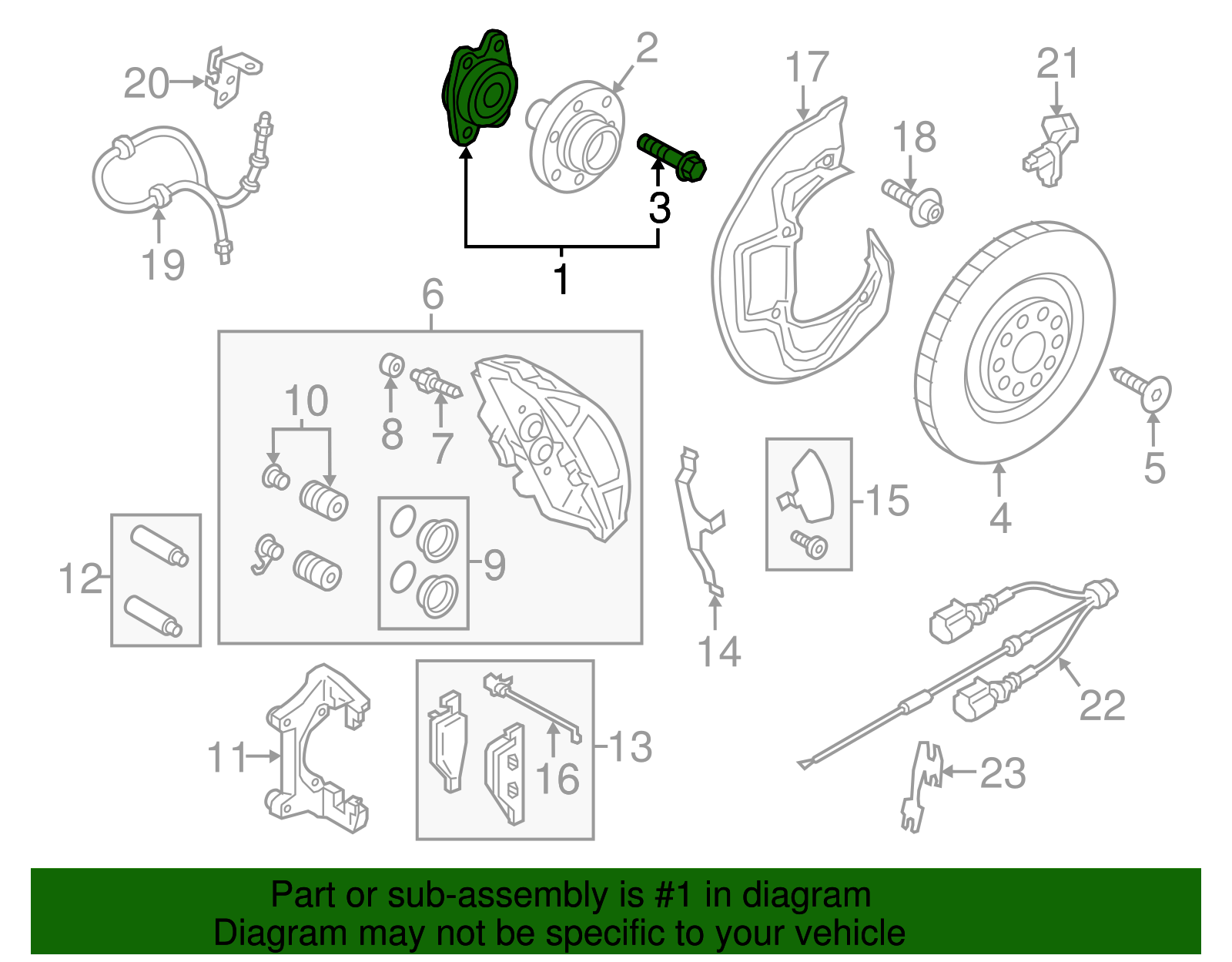 4H0-498-625-F - Front Wheel Bearing 2008-2018 Audi | Audi OEM Parts