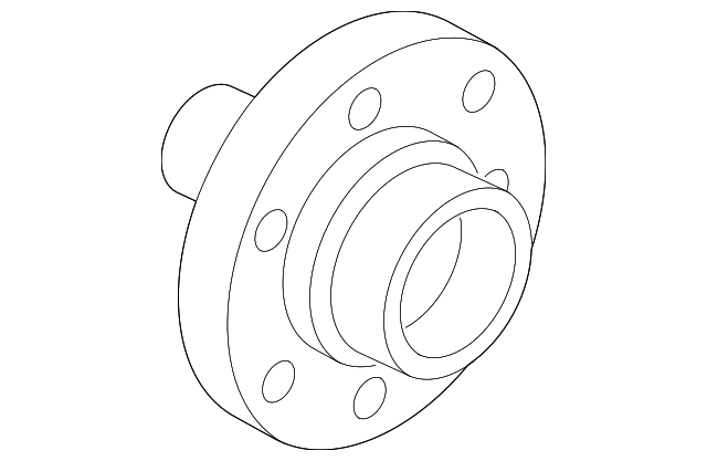 8K0-407-607 - Rear Hub 2008-2018 Audi | Euro Parts 4 Less