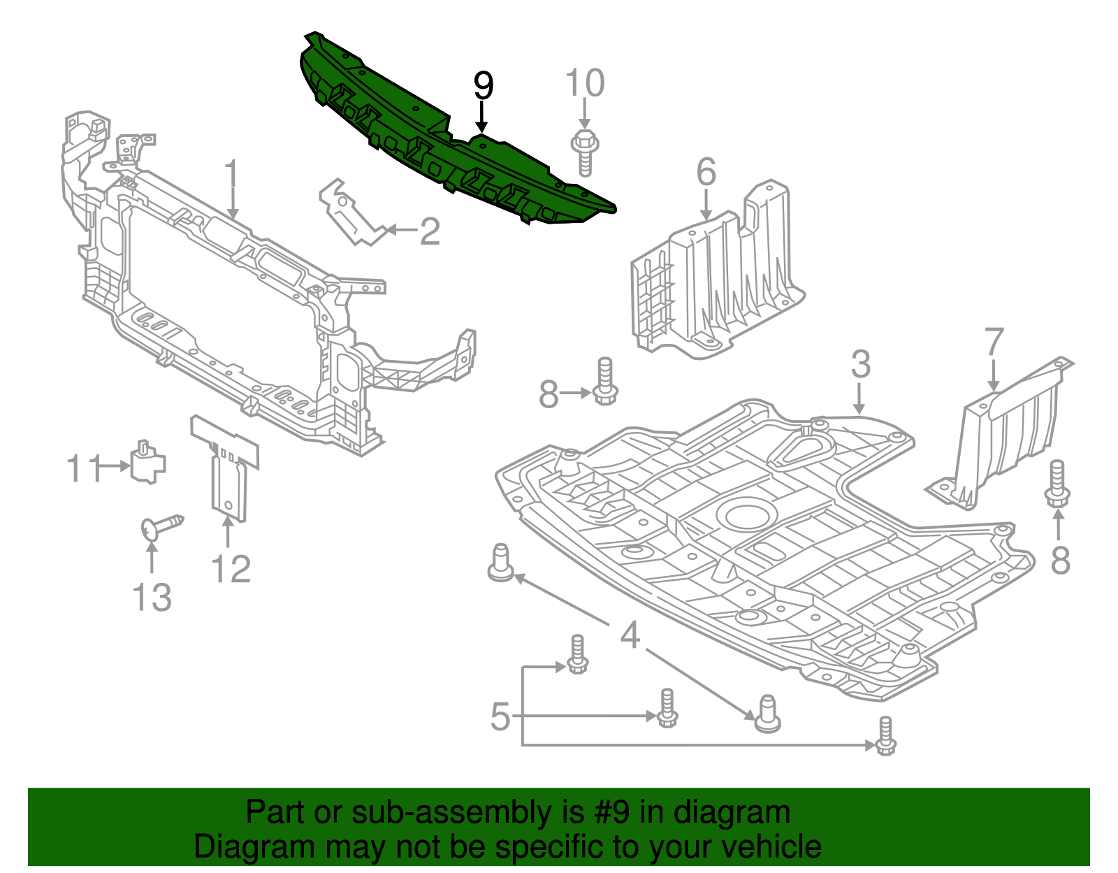 86356-B0000 - Sight Shield 2017-2018 Kia | Kia.Parts Store