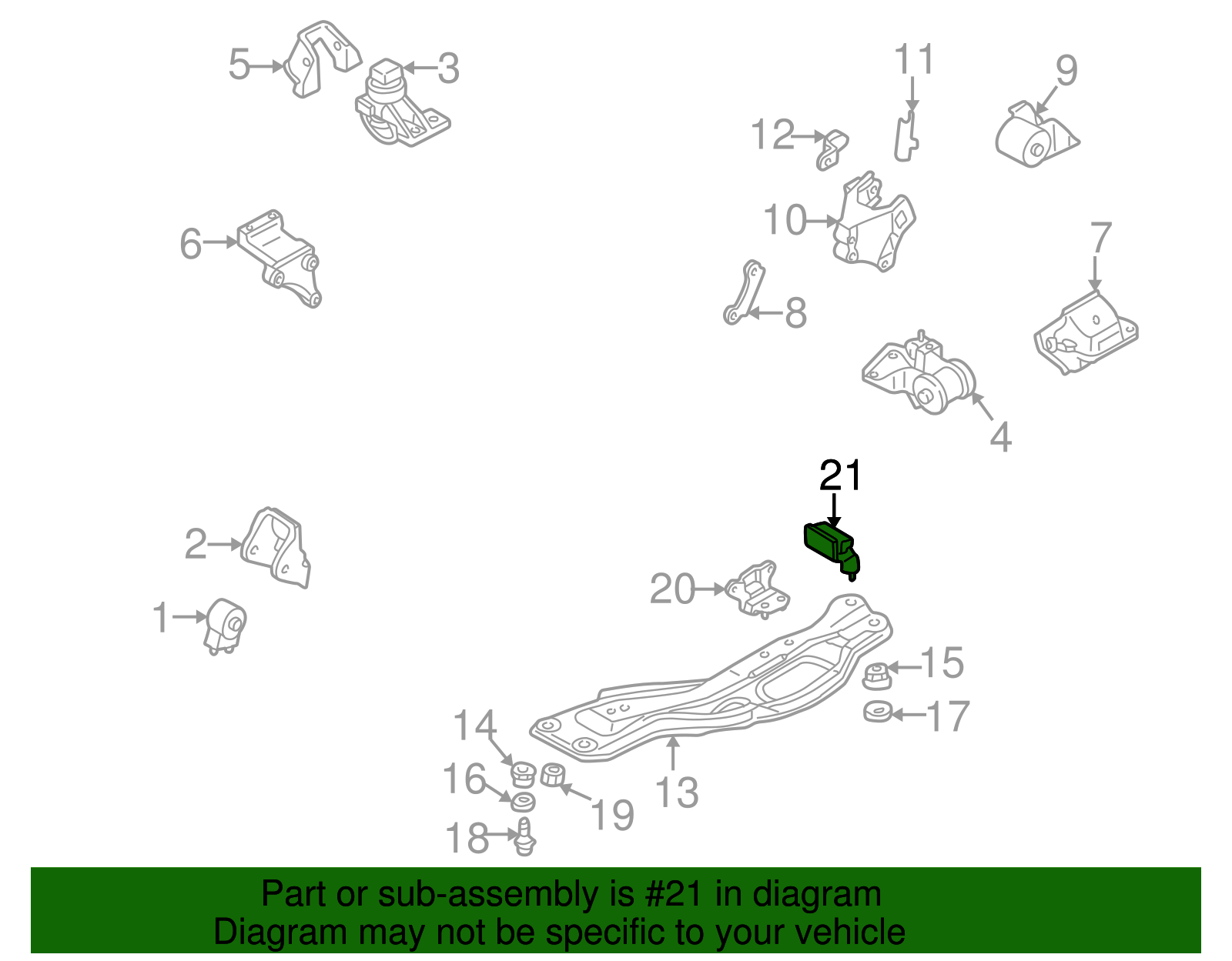 1993-2002 Mazda | Dynamic Damper | GA2A-39-970A | Mazda Online Parts