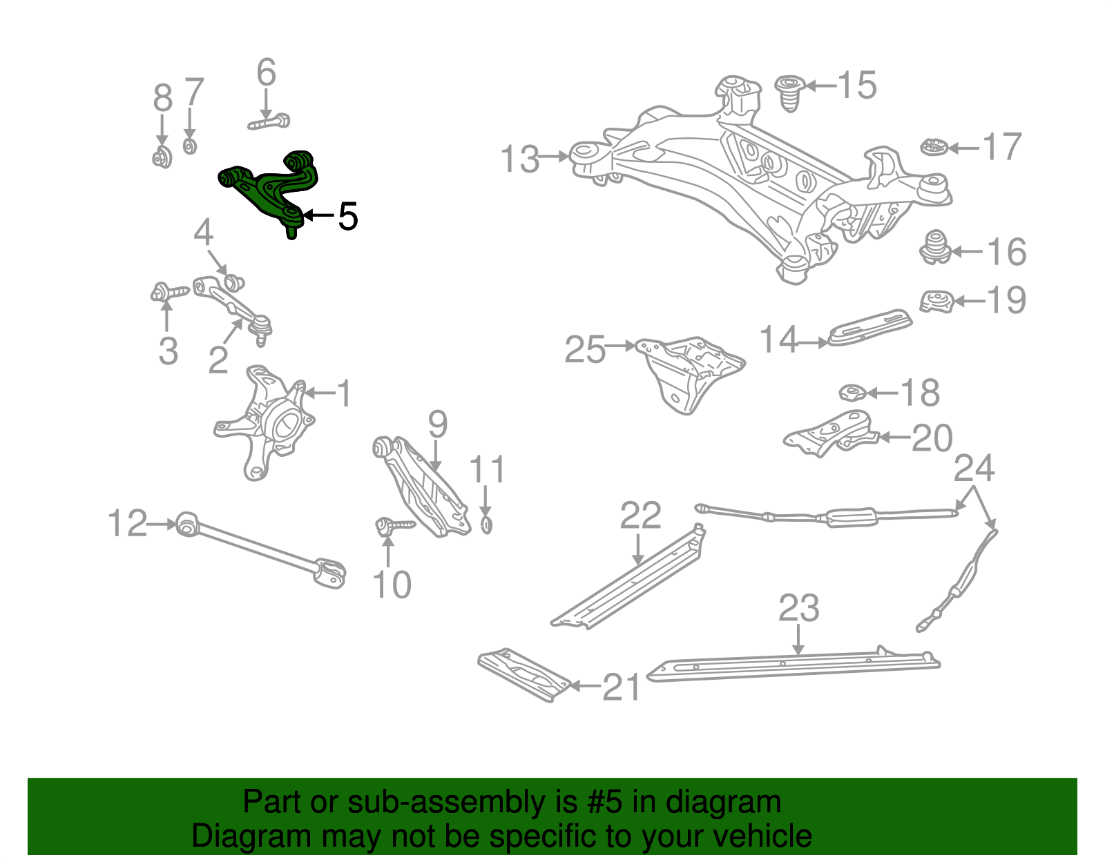48790-24060 - Upper Control Arm 2002-2010 Lexus SC430 | Lexus of ...