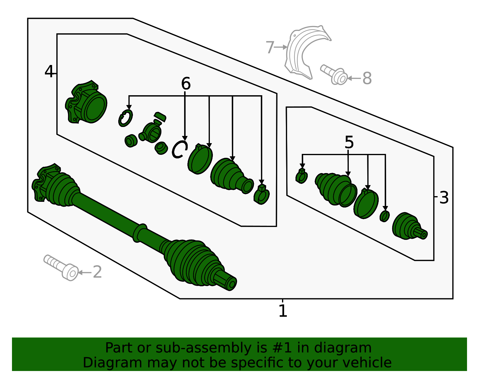 2017-2025 Audi Axle Assembly 8W0-407-271-M | Audi OEM Parts Online