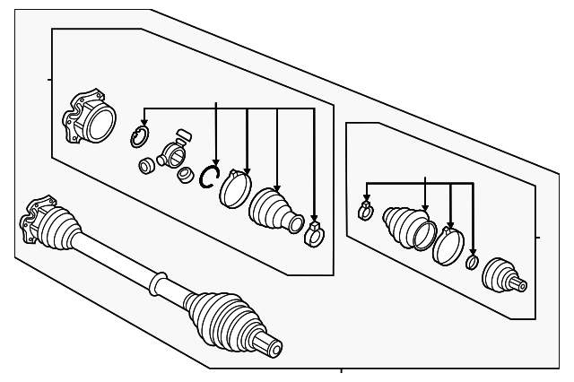 2017-2025 Audi Axle Assembly 8W0-407-271-M | Audi OEM Parts Online