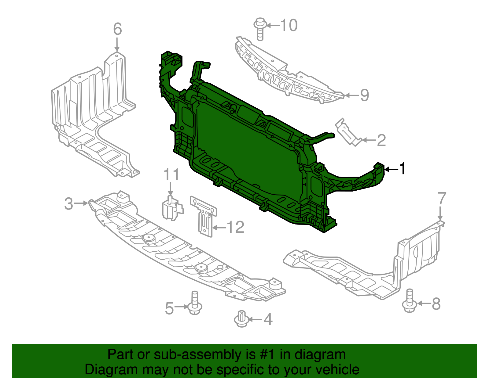 2014-2016 Kia OEM NEW 14-16 Kia Forte Forte Koup Front End Module ...