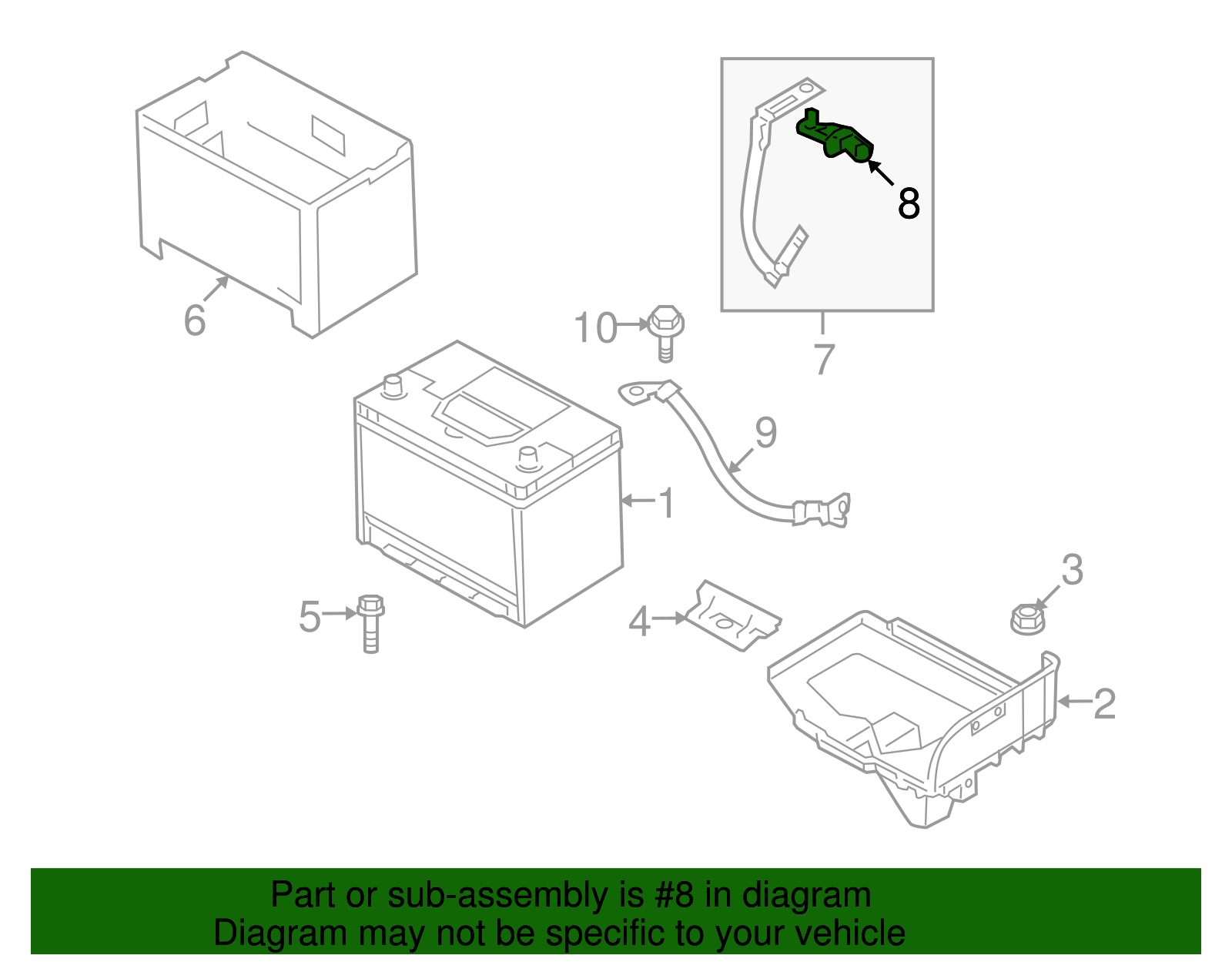 Genuine Terminal for 2010-2012 Hyundai Genesis Coupe | Part# 91981 ...