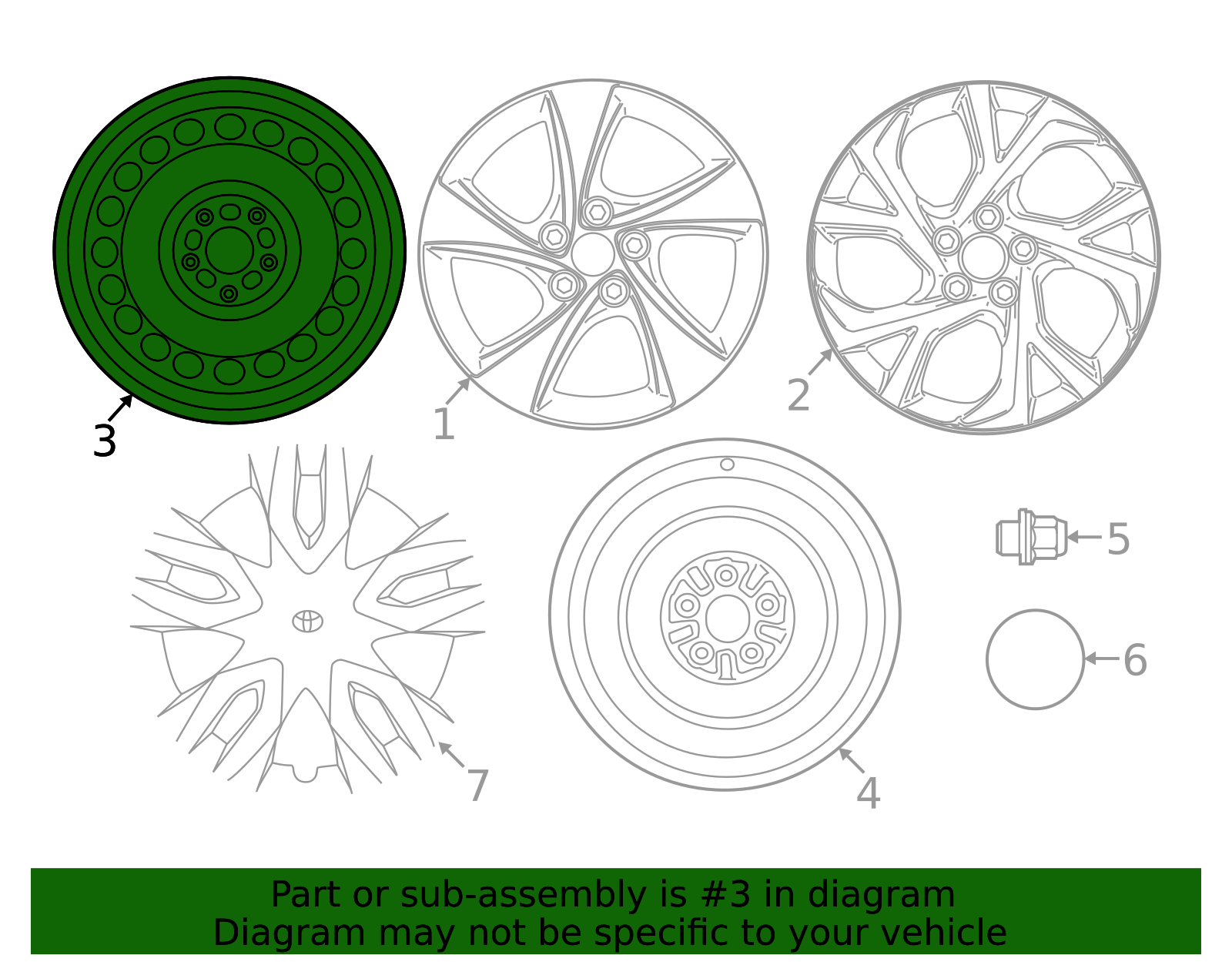 42611-F4010 - Wheel Disc 2019-2022 Toyota C-HR | Toyota San Diego Parts