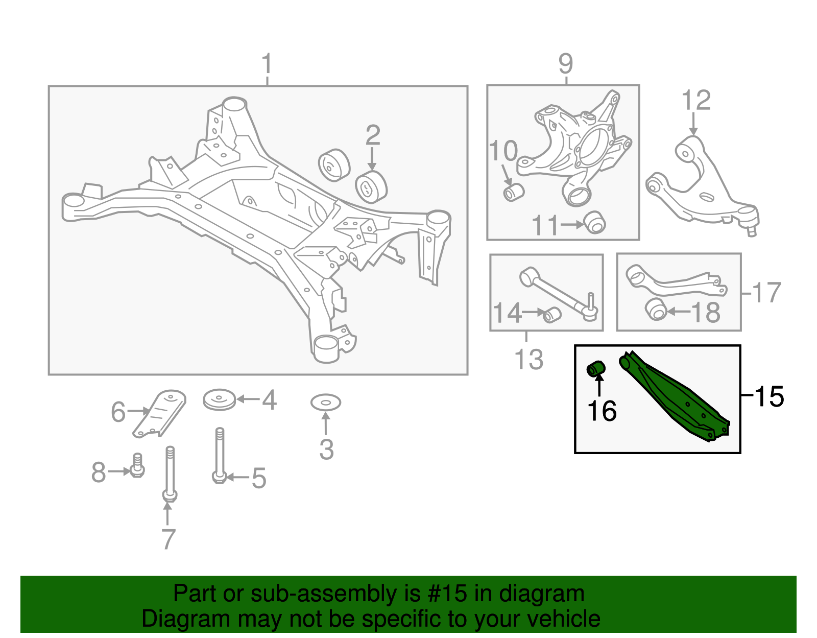 2013-2020 Toyota Lower Control Arm SU003-04490 | Toyota Parts Center