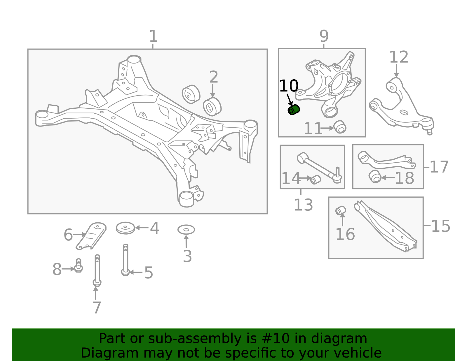 2013-2020 Toyota Knuckle Bushing SU003-00370 | MotorMotor