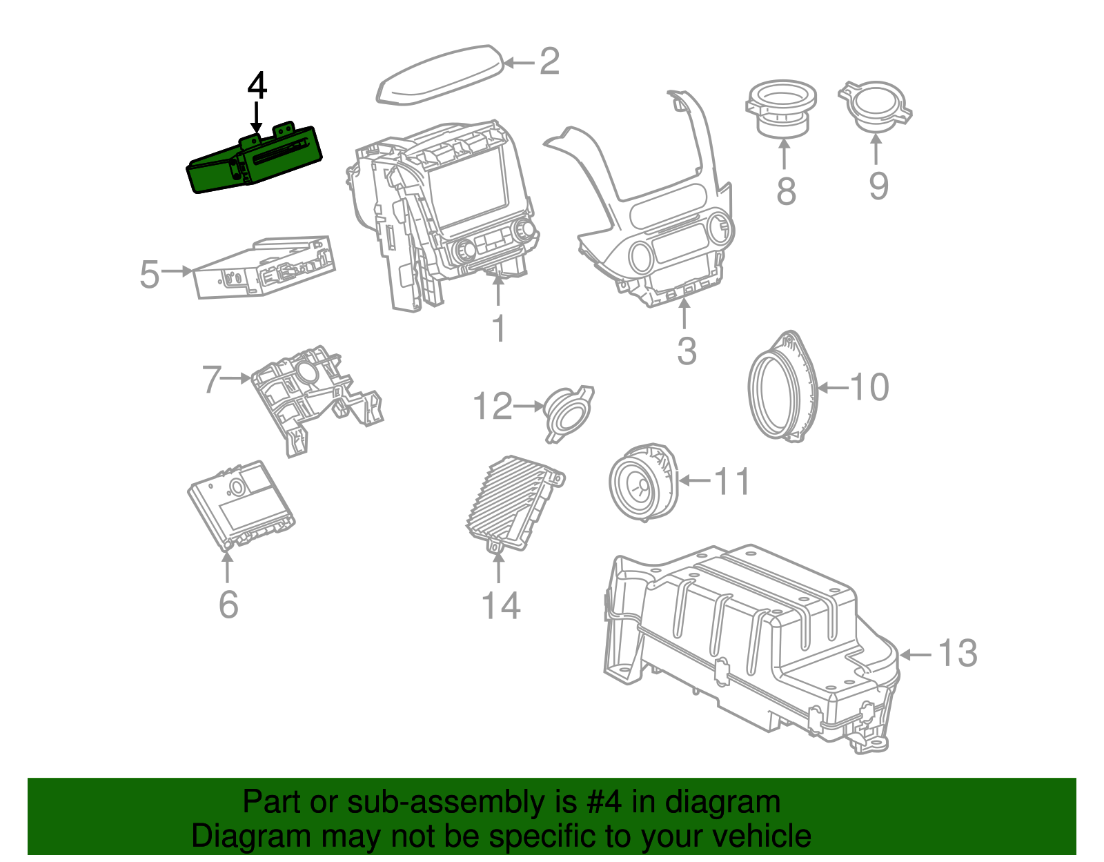 84016434 - CD Player | Partners Chevy