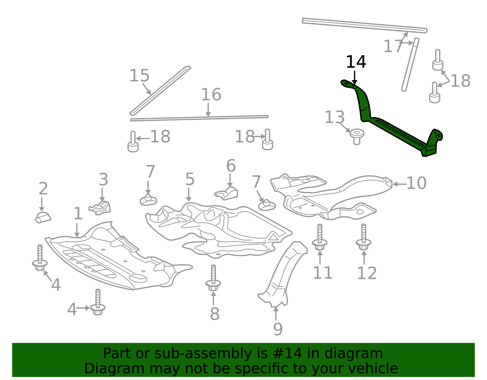 230-524-07-40 - High-Quality Bracket for 2003-2012 Mercedes-Benz ...