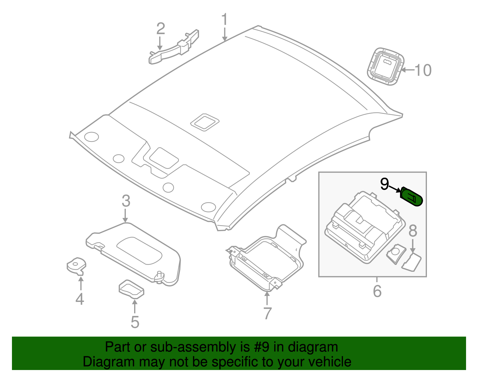 2008-2020 Nissan Bulb 26282-JA00A | Parts for Nissans