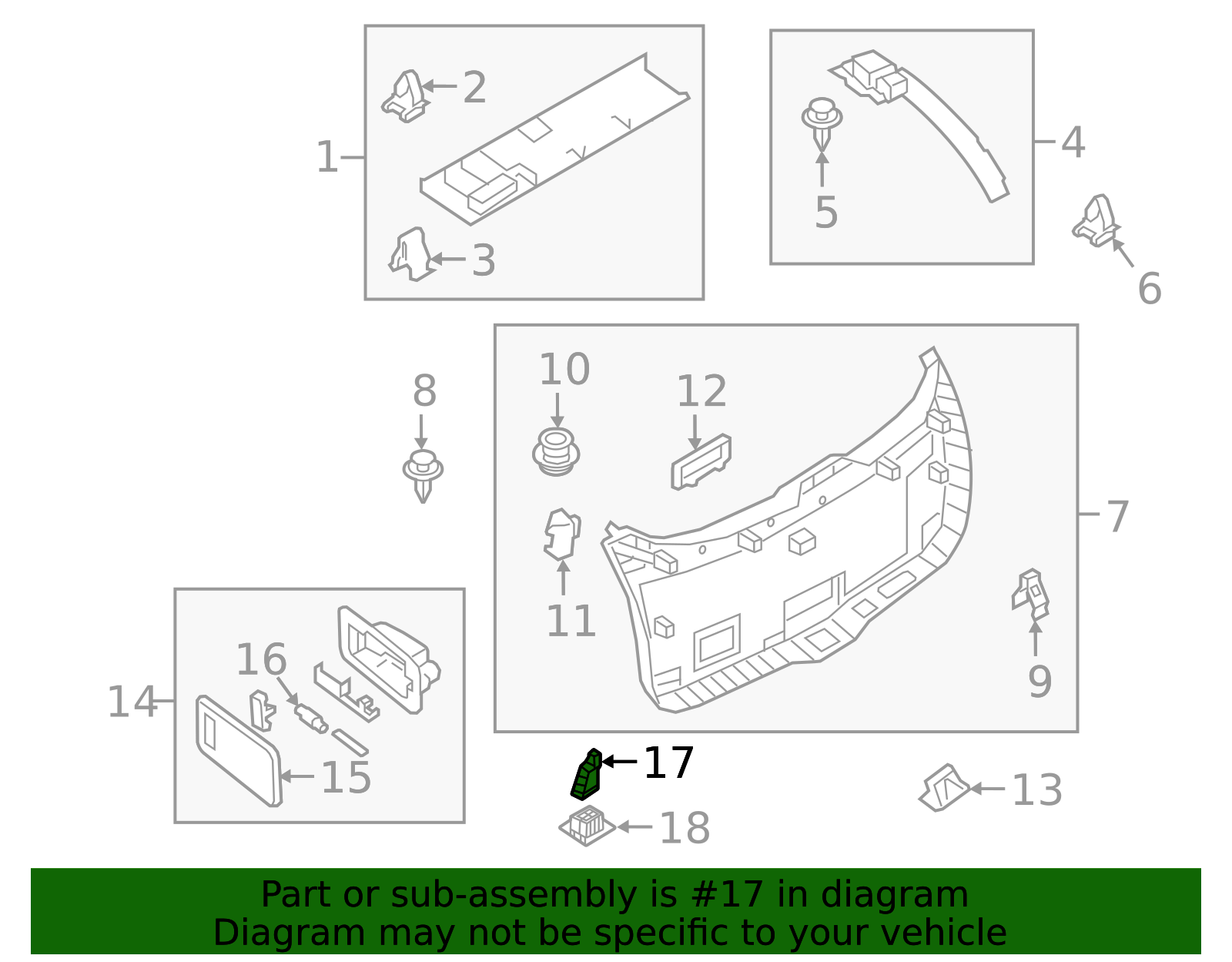 TK48-66-LR0 - 2017-2020 Mazda CX-5 - Lift Gate Switch | Mazda Parts Factor