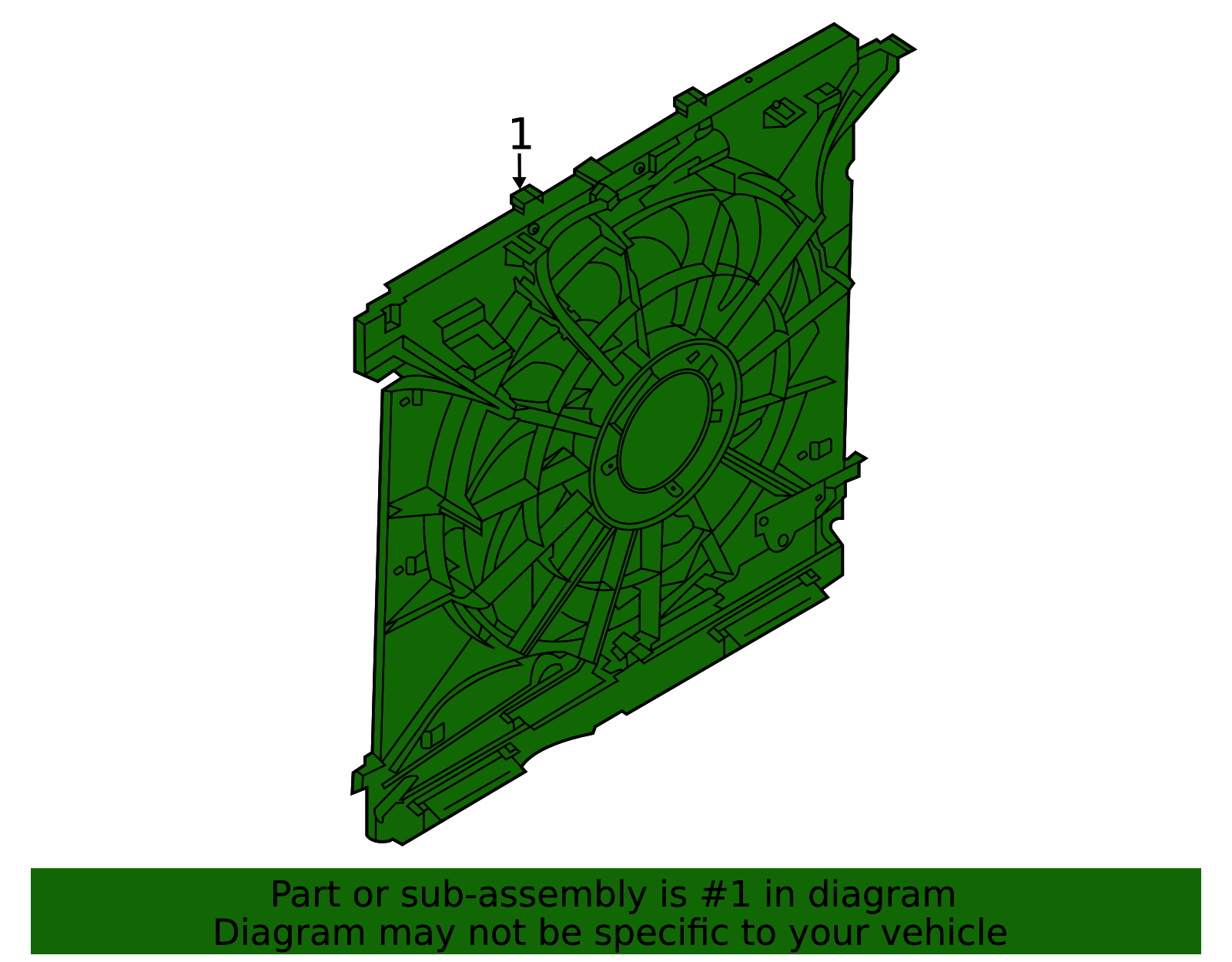 Genuine OEM Ford Part - Motorcraft™ Engine Cooling Fan Assembly RF-862 ...