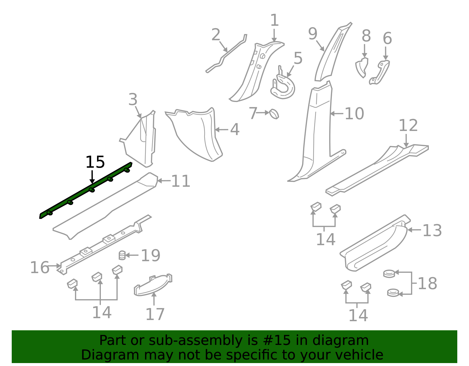 Door Sill Plate FL1Z-7813260-AA - Genuine Ford Protection | AutoNation ...