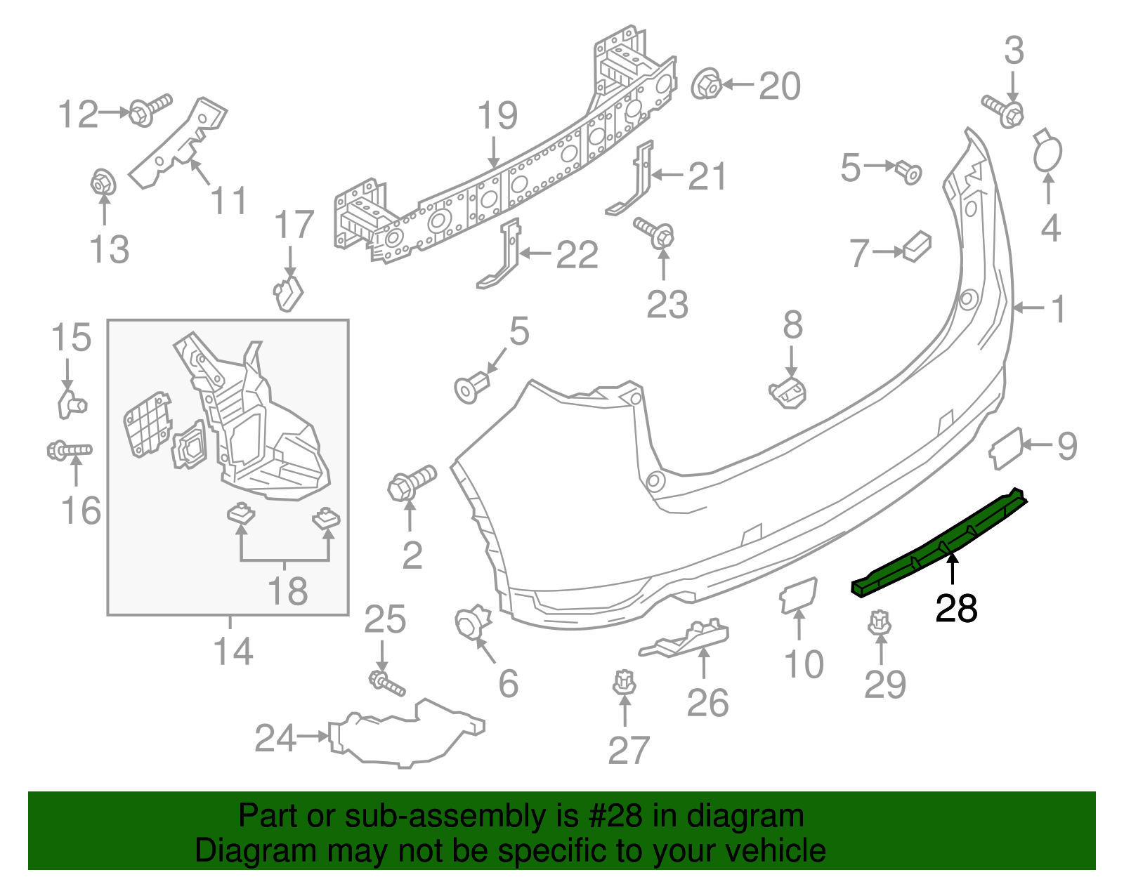 2017-2025 Mazda CX-5 Under Cover KB8A-50-C51A | RealMazdaParts.com