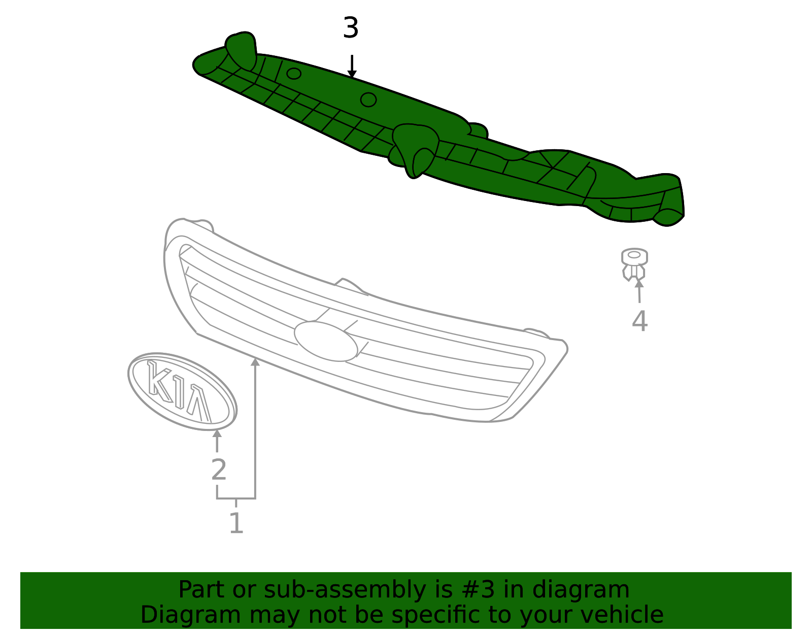 86353-2G500 - Support Panel 2009-2010 Kia Optima | Kia.Parts Store