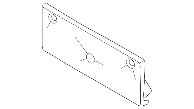 2022-2024 Hyundai Tucson License Frame 86529-N9010 | OEM Parts Online