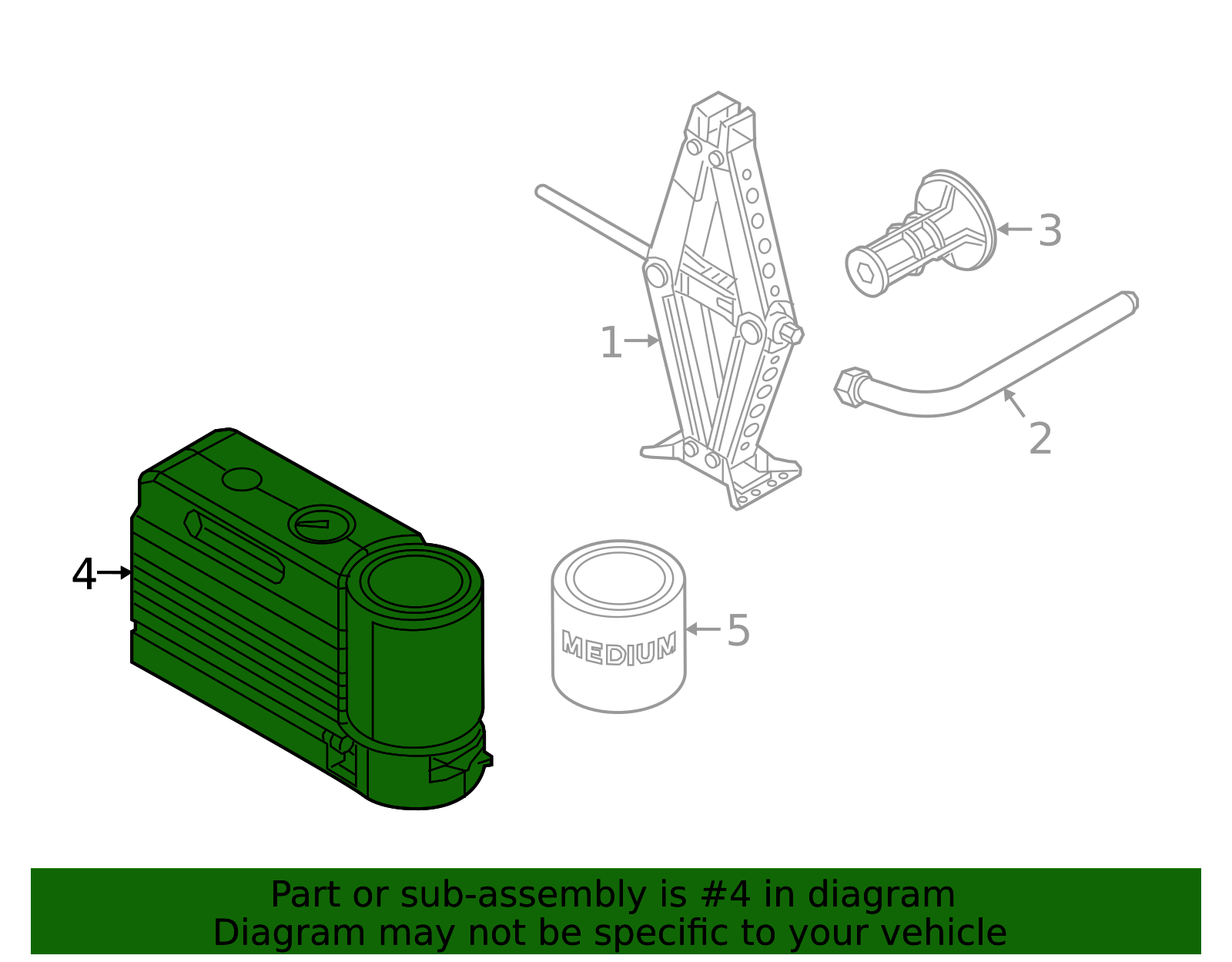 2017-2023 Mopar Tire Compressor 68316701AA | Mopar Parts Canada