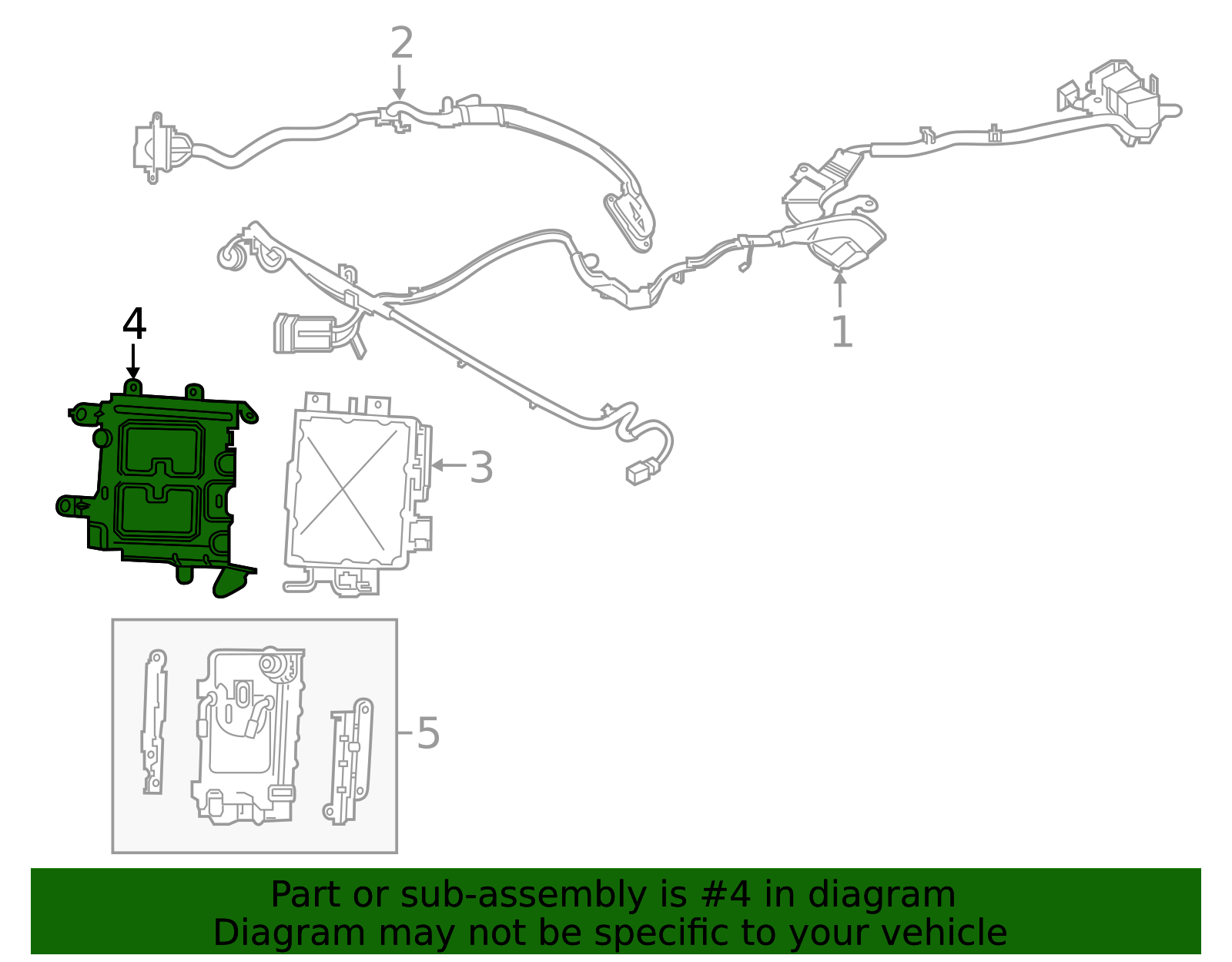 2020-2025 Ford | Inverter Mount Bracket | L1MZ-14B303-A | Walls' Ford Parts