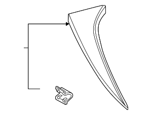 76088-12060 - 2019-2024 Toyota - Side Spoiler | Nucar Toyota Parts