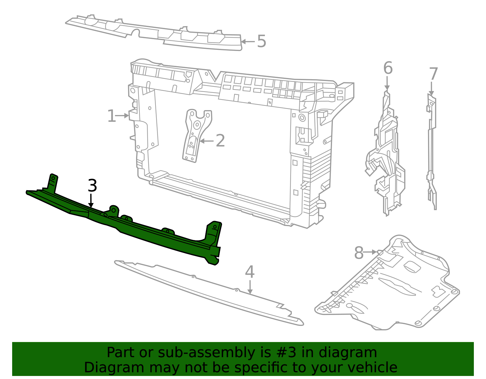 2GJ-805-705-B - 2022-2024 Volkswagen Taos - Guide Support | Quick VW Parts