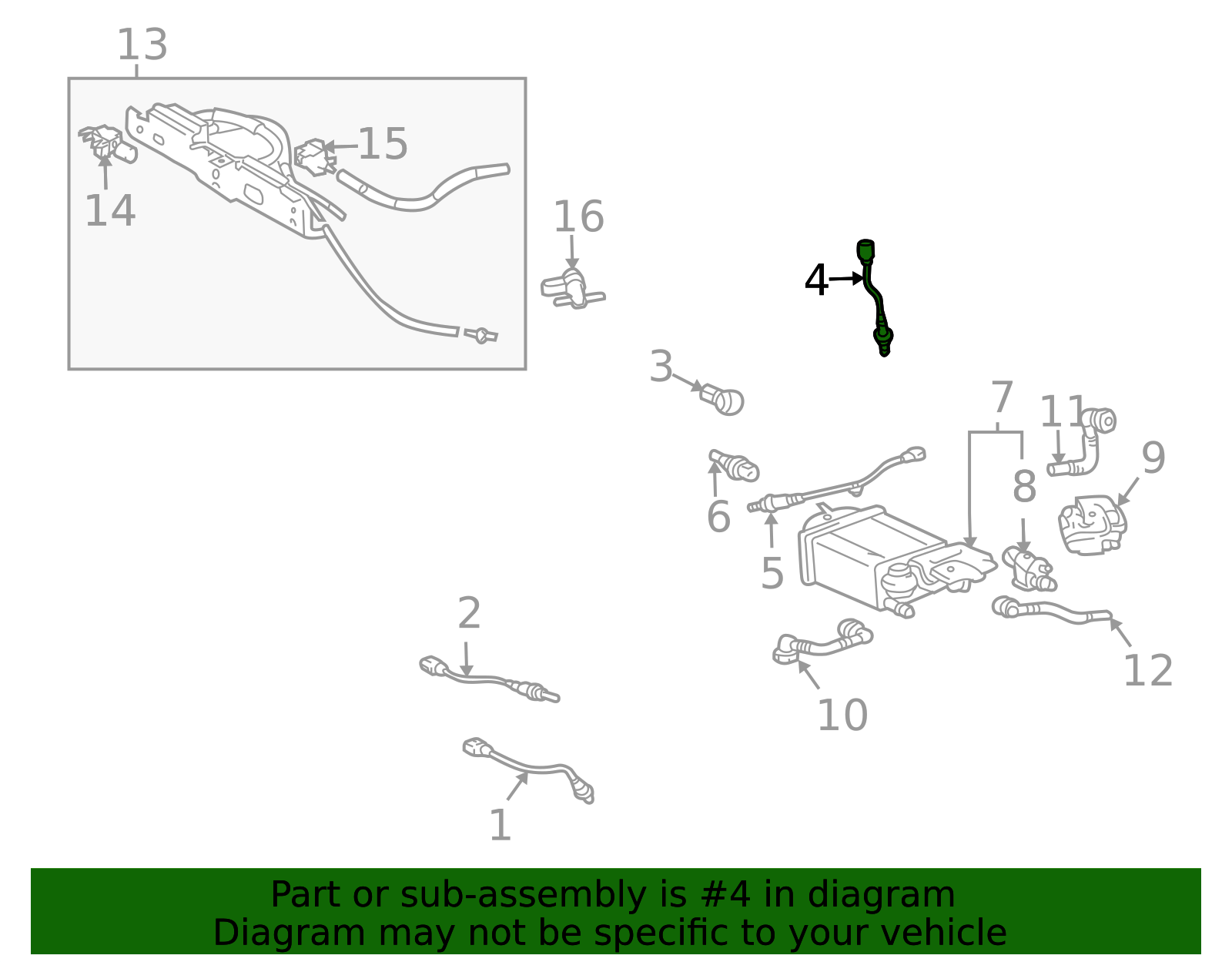 Oxygen Sensor - OEM Emission Sensor for Toyota | AutoNation Parts