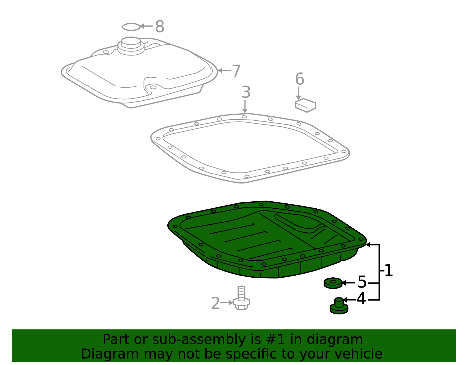 2000-2018 Toyota 2000-2018 Toyota - Trans Pan 35106-52020 | Sparks Parts