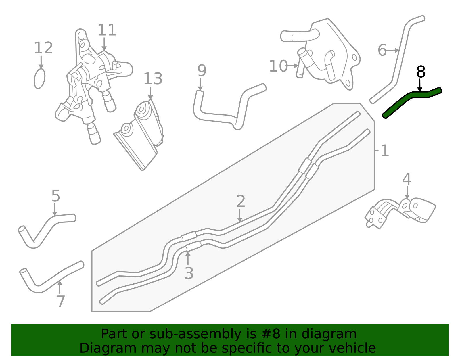 2024-2025 Toyota Tacoma Inlet Hose 32941-AK020 | AutoNationParts.com