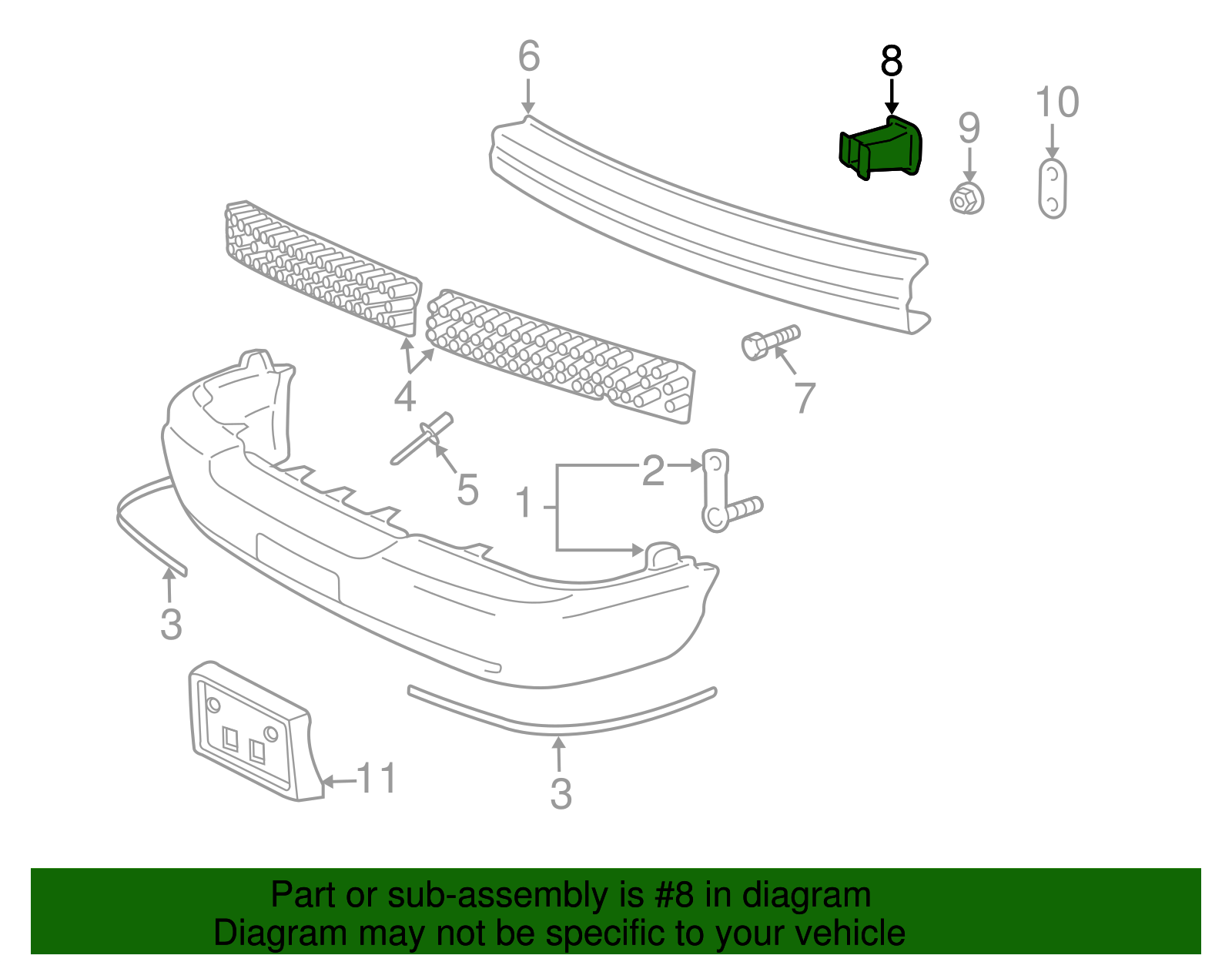 6W1Z-17753-A - Ford Mount Bracket 2003-2011 Ford | Performance Auto Parts