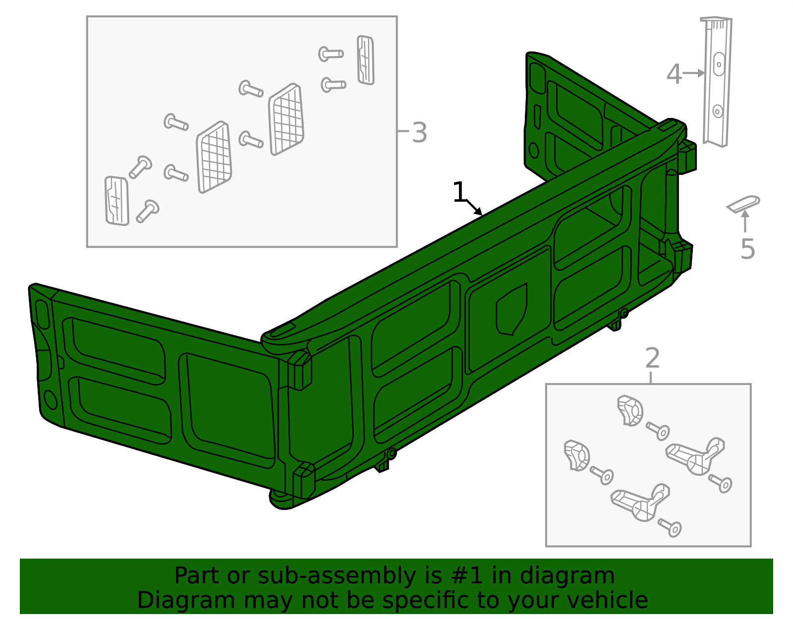 2019-2025 Ram Bed Extender 68027145AE | Mopar Parts Canada