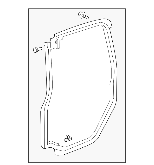 72850-SCV-A03 - Door Weather-Strip 2003-2011 Honda Element | Honda ...