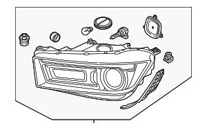 80A-941-044-H - Headlamp Assembly 2018-2021 Audi | Audi OEM Parts Guy