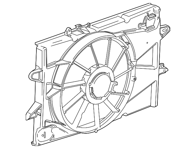 2010-2017 GM Engine Coolant Fan Shroud 84145767 | Capital Chevy Parts